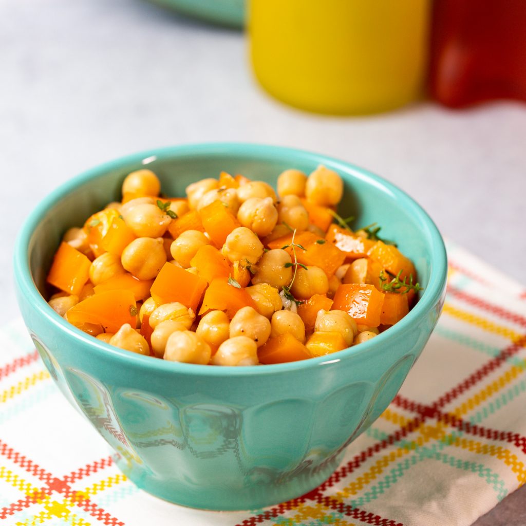 Instant Pot Chickpea Mediterranean Bowl - Sidewalk Shoes