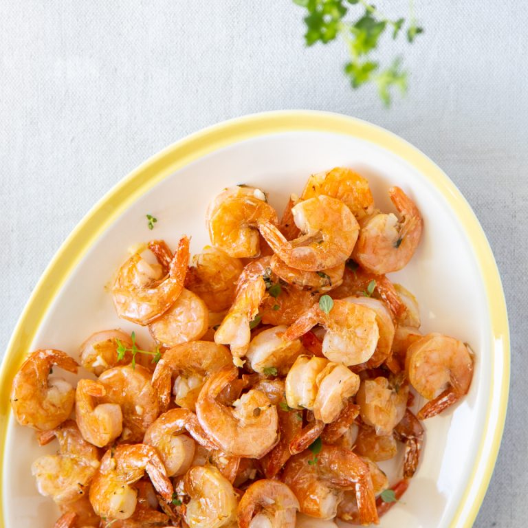 Spicy Shrimp and Brussels Sprout Stir Fry - Sidewalk Shoes
